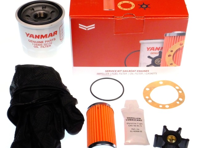 YANMAR Engine Service Kit - 2GM 2GM20 3GM 3GM30 (Raw water cooled) YEU ...
