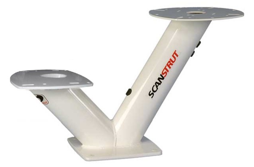 Scanstrut Dual Power Tower® for 40cm satcom + Garmin, Simrad, Raymarine ...
