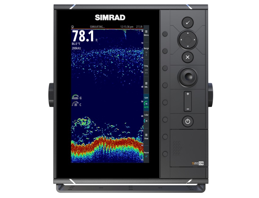 SIMRAD S2009 9 inch Dedicated Chirp Sonar System - Screen - Display ...