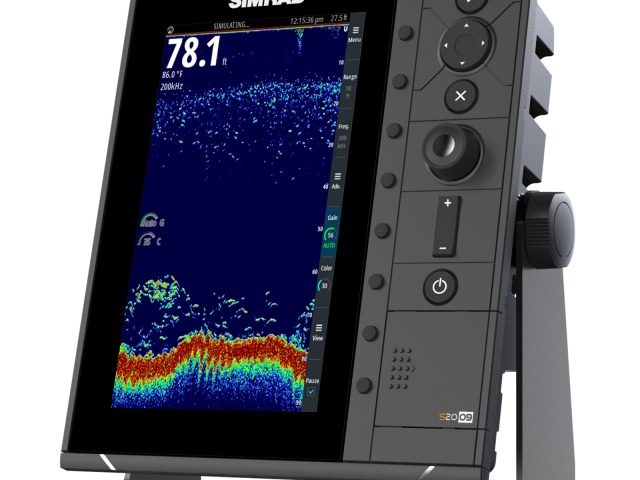 SIMRAD S2009 9 inch Dedicated Chirp Sonar System - Screen - Display ...