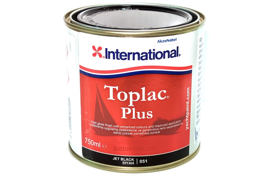 International Toplac Plus - Jet Black - 750 ml | Toplac Plus | Bottom ...