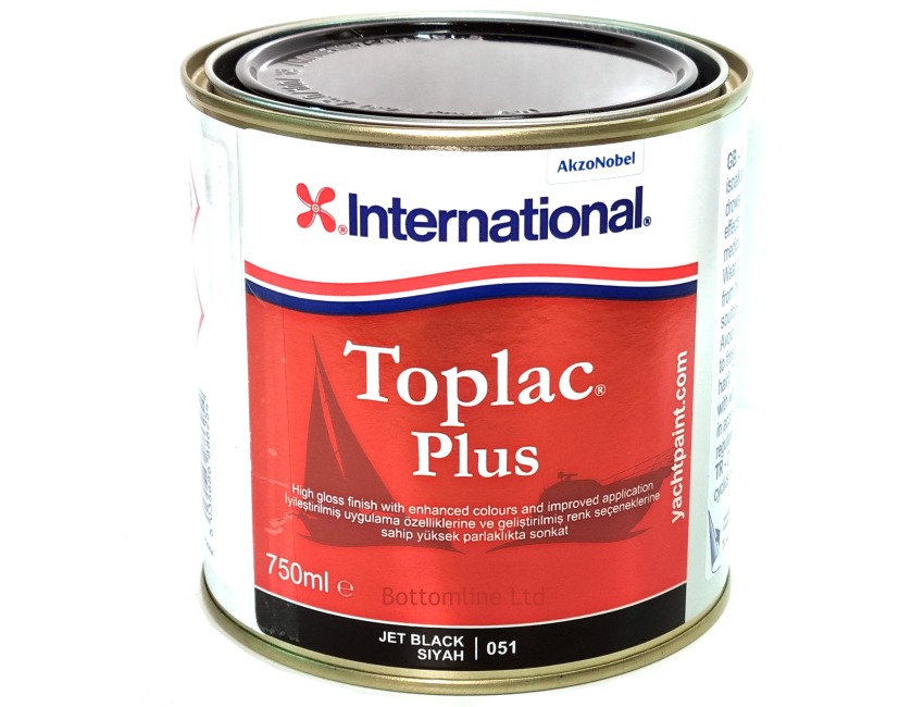 International Toplac Plus - Jet Black - 750 ml | Toplac Plus | Bottom ...