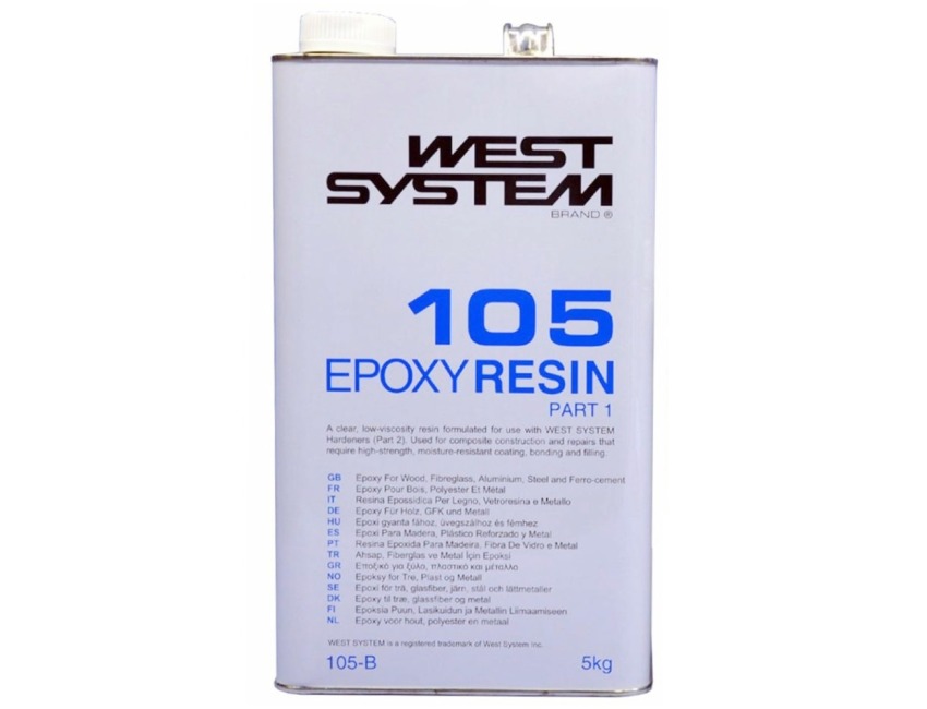 West System - Epoxy Resin 105 - 5Kg - WS-105B | West System - Epoxy ...