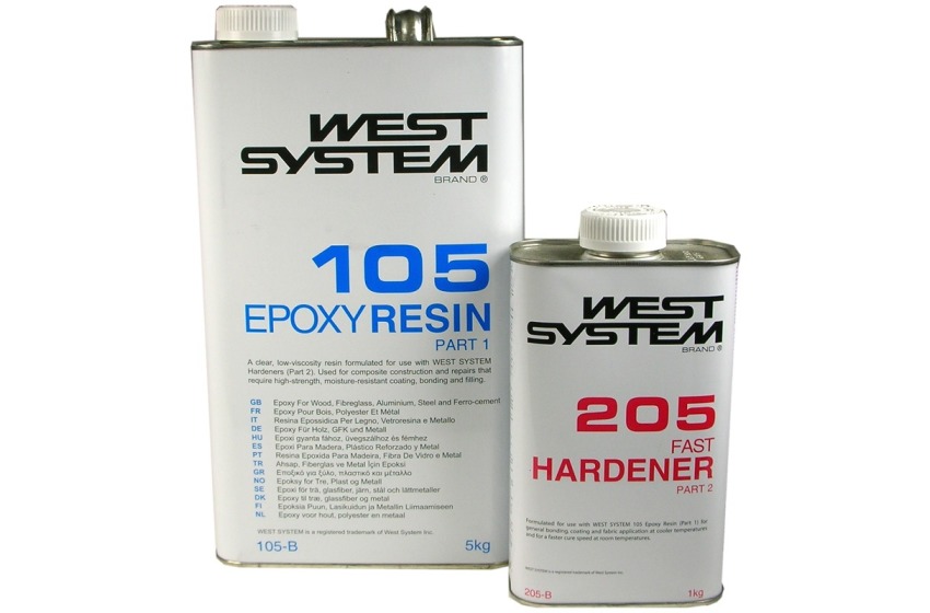 West System - Standard Epoxy 105 / 205 Pack B - 6Kg | West System ...