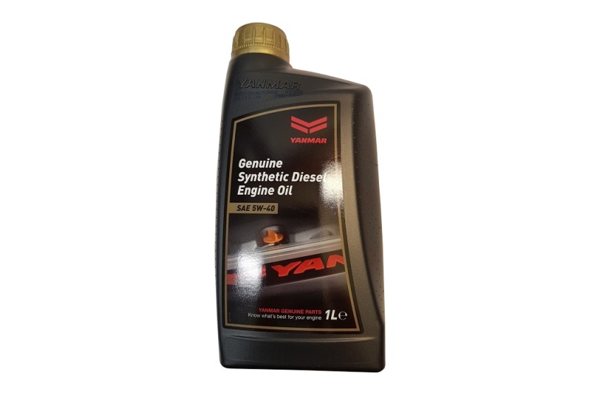 YANMAR MARINE Synthetic DIESEL ENGINE OIL 5W40 - 1 Litres | 6BY-220 ...