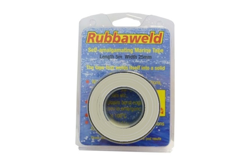 Rubbaweld Self-amalgamating Extrem temp 25mm Marine Tape - White | Tape | Bottom Line | Isle of Man