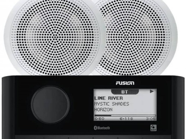Fusion RA60 + SPEAKERS - Marine Audio System Bundle - MS-RA60KCW | Head ...