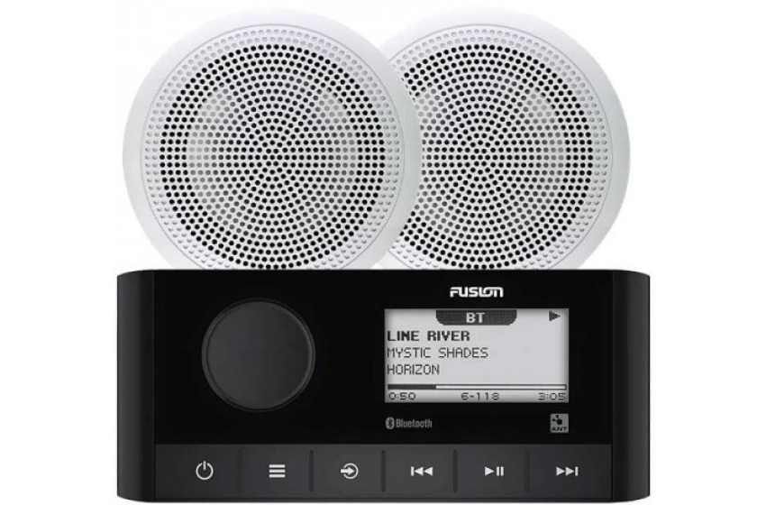 Fusion RA60 + SPEAKERS - Marine Audio System Bundle - MS-RA60KCW | Head ...
