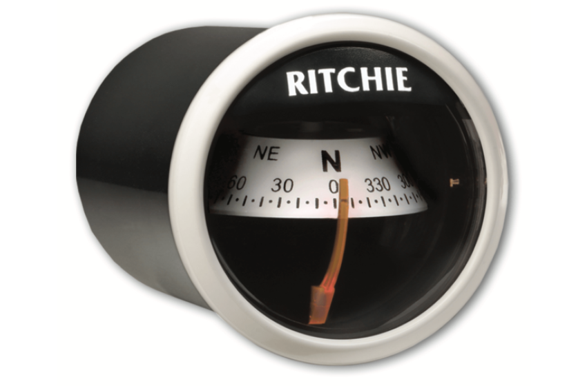 RitchieSport® Compass X-21, 2” Dial Dash Mount - White | Compasses ...